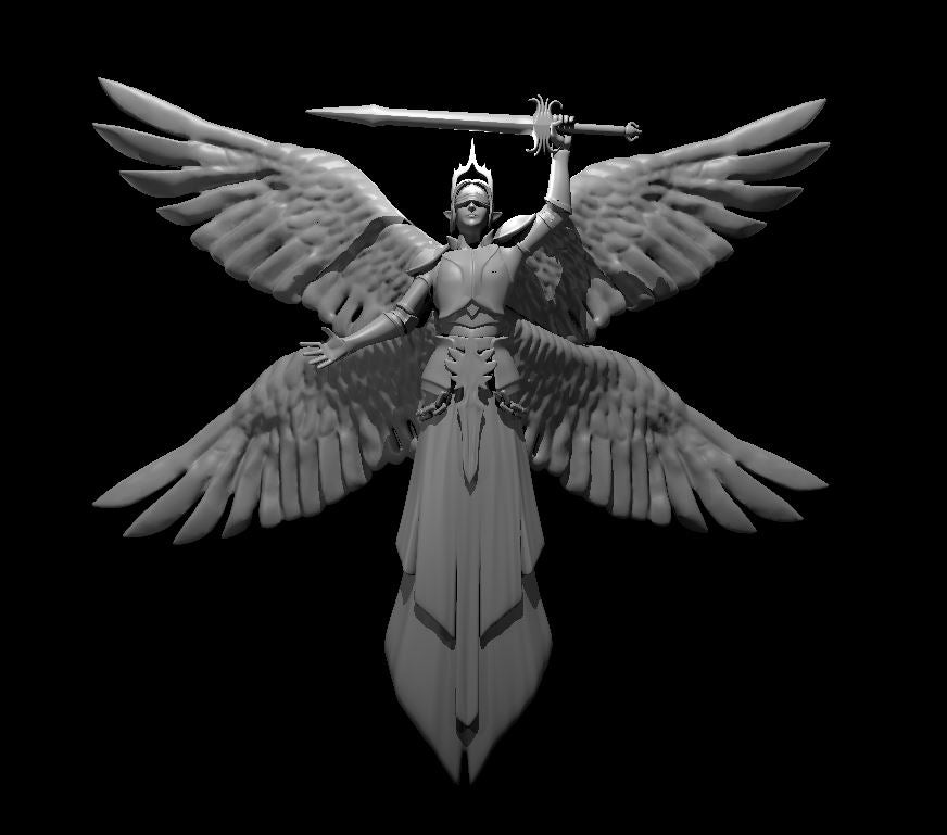 Zariel Angelic Form miniature model for D&D - Dungeons and Dragons, Pa ...